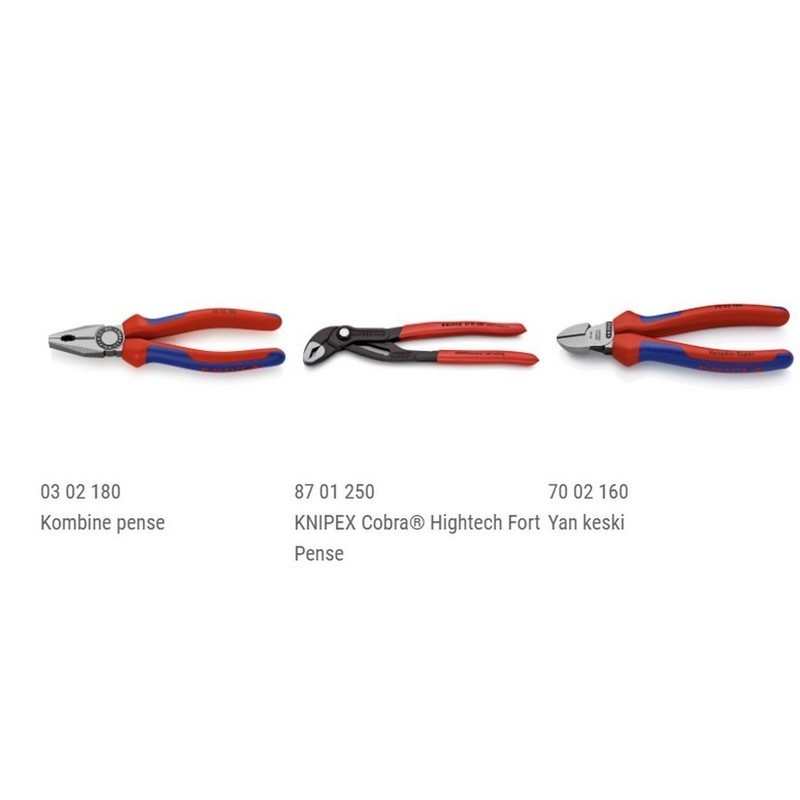 Knipex 00 20 09 V01 Fort Pense Yankeski Pense Seti 3P